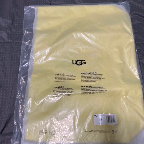 UGG | Bags | Ugg Yellow Tote Bag Roughly 4x2 New In Bag Unopened | Poshmark